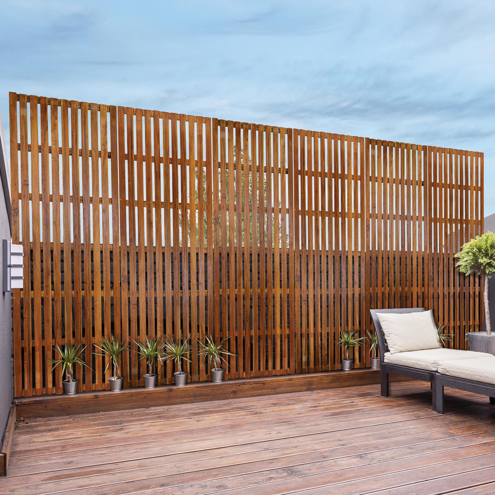 Lattice Makers 2400 x 600mm Mahogany Oriental Lattice - Bunnings Australia