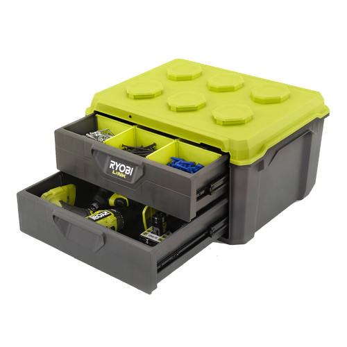 Ryobi LINK 2-Drawer Toolbox - Bunnings Australia