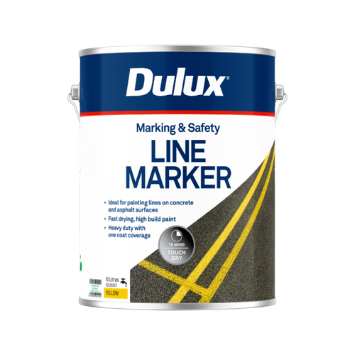 Dulux 10L Yellow Concrete And Paving Line Marker - Bunnings Australia