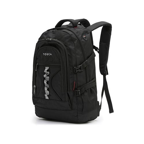 Tosca 50l/58x38x23cm Deluxe Padded Backpack - Black - Bunnings Australia