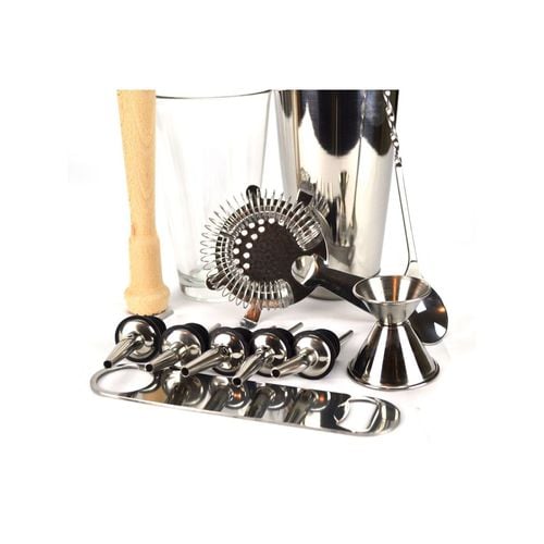 10 Piece Boston Shaker Set With A Free Bar Blade Ss - Bunnings Australia