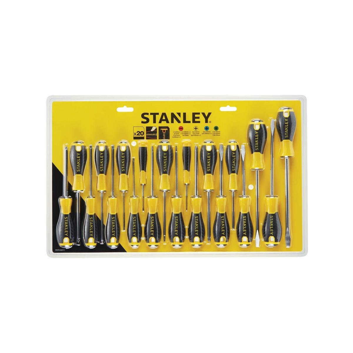 Stanley 20 Piece Screwdriver Set - Bunnings New Zealand
