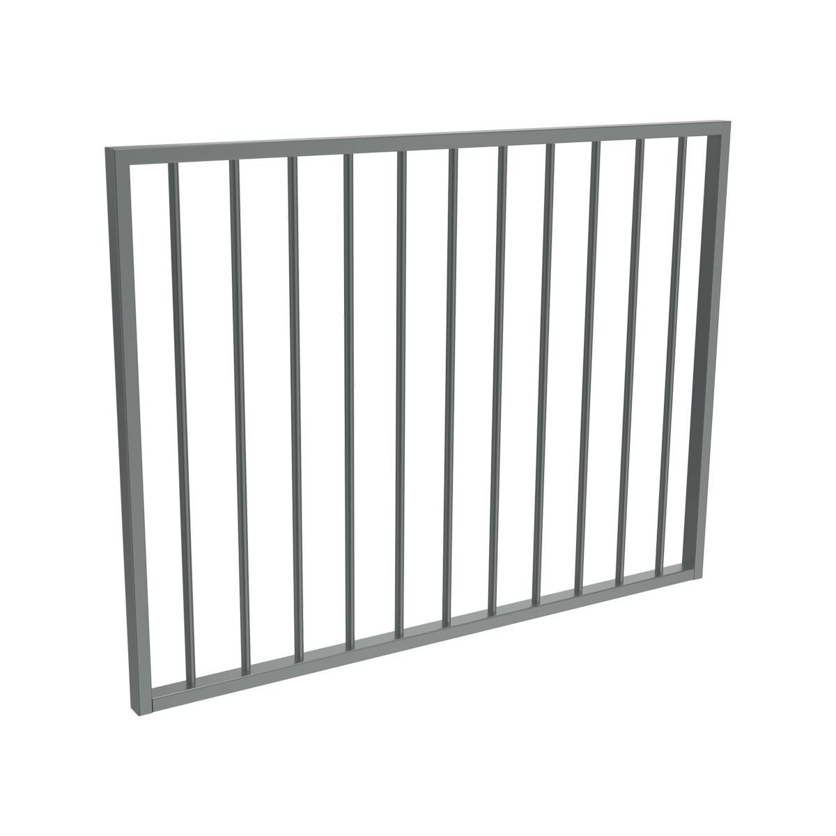 ProtectorAl 800 - 1200 x 900mm Monument Aluminium Garden Gate Flat Top ...
