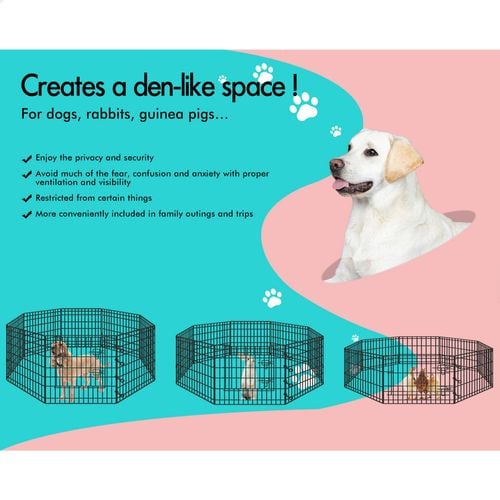 BEASTIE 36" Pet Playpen Dog Play Pen - Bunnings Australia