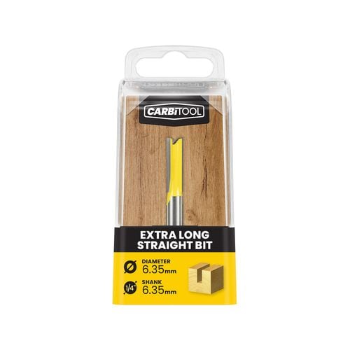 Carbitool 6.35mm XL TCT Router Bit - Bunnings Australia