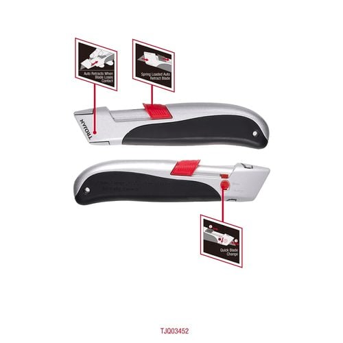 Trojan Auto Retract Safety Knife - Bunnings Australia