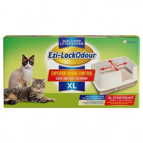 Ezi-LockOdour Dual Layer Extra Wide Cat Litter System - Bunnings Australia
