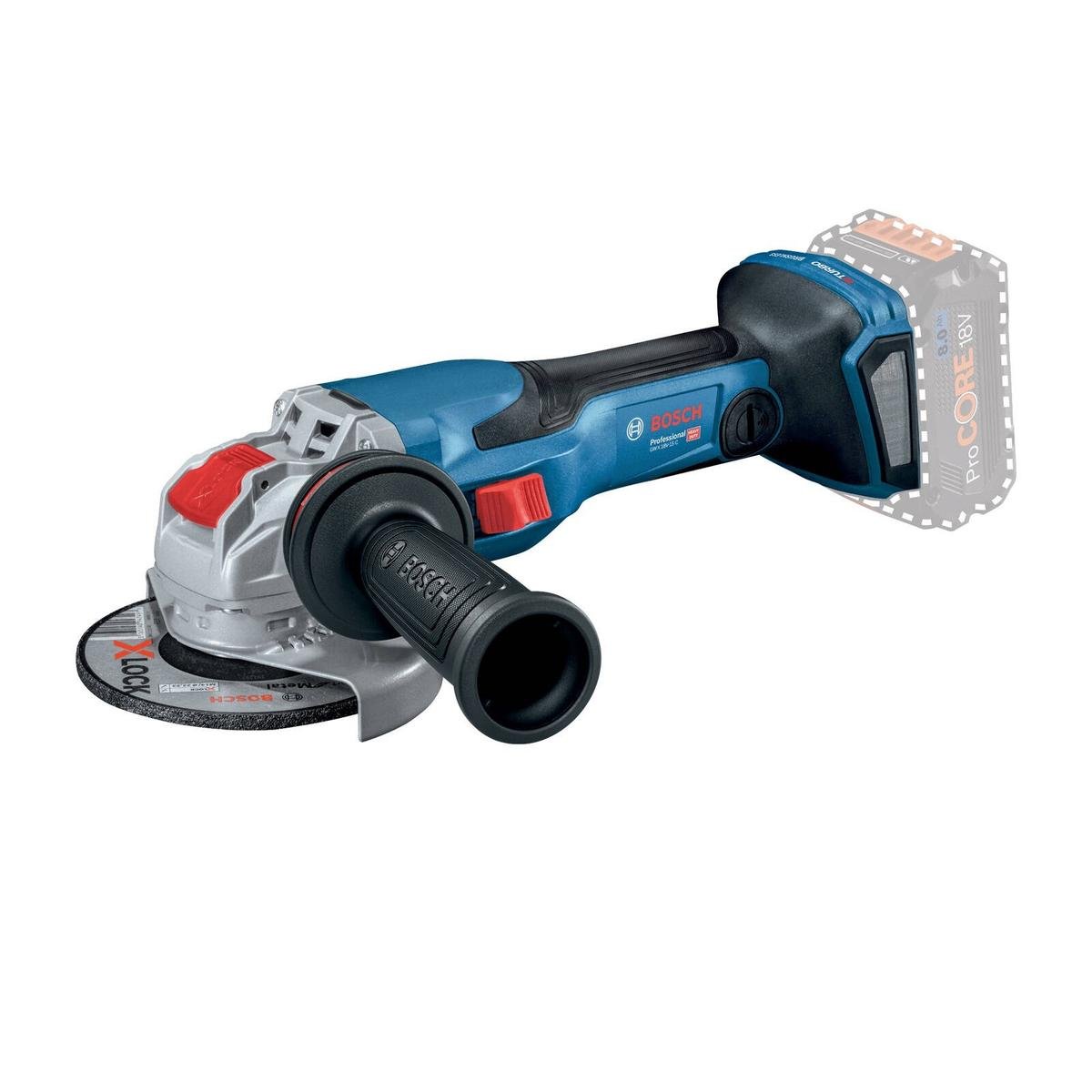 Bosch 18V Professional BITURBO 125mm X-Lock Grinder 06019H6400 - Skin ...
