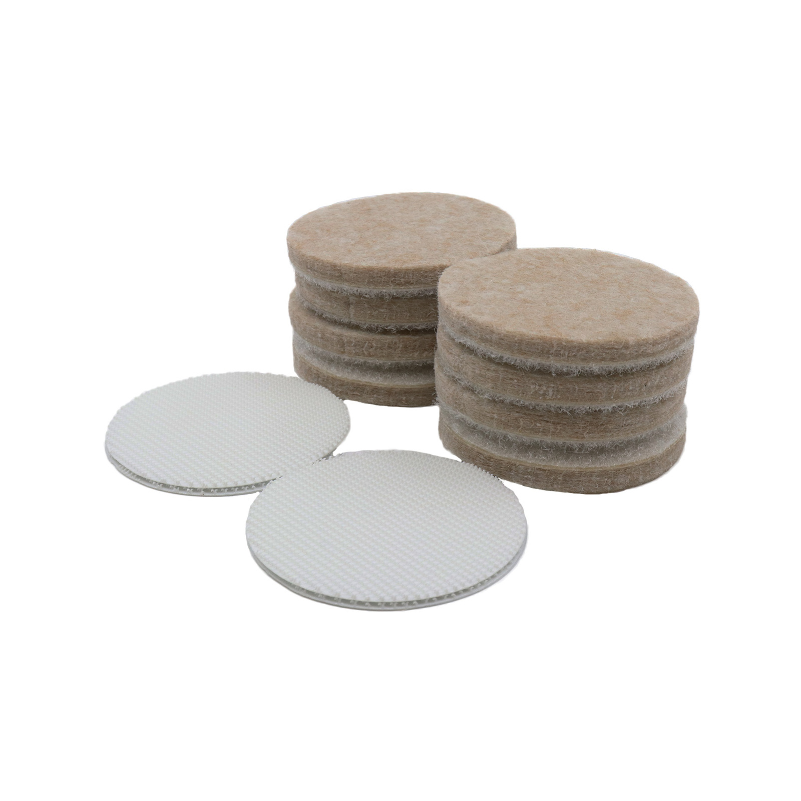 Surface Gard 48mm Beige Round Hook And Loop Felt - 12 Pieces - Bunnings ...