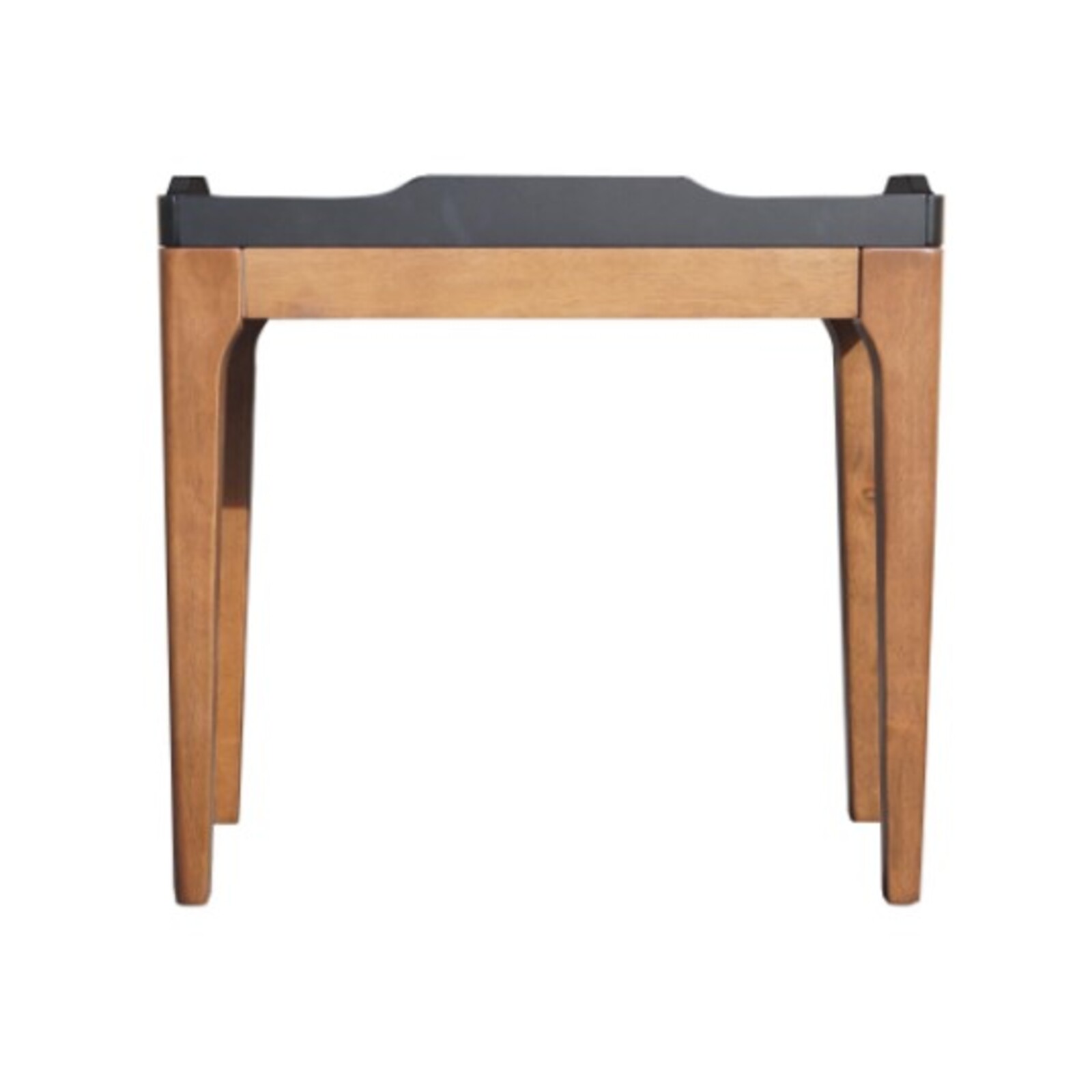 Elaine Grey and Walnut End Table - Bunnings Australia