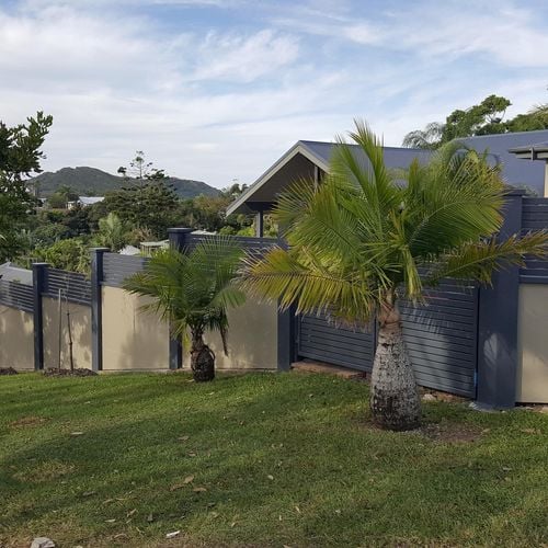 Slenderline Fencing Slat Kit 2400 x 600mm - Bunnings Australia