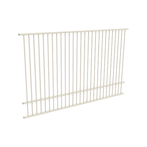 ProtectorAl 2400 x 1500mm Surfmist Aluminium Pool Fence Panel Flat Top ...