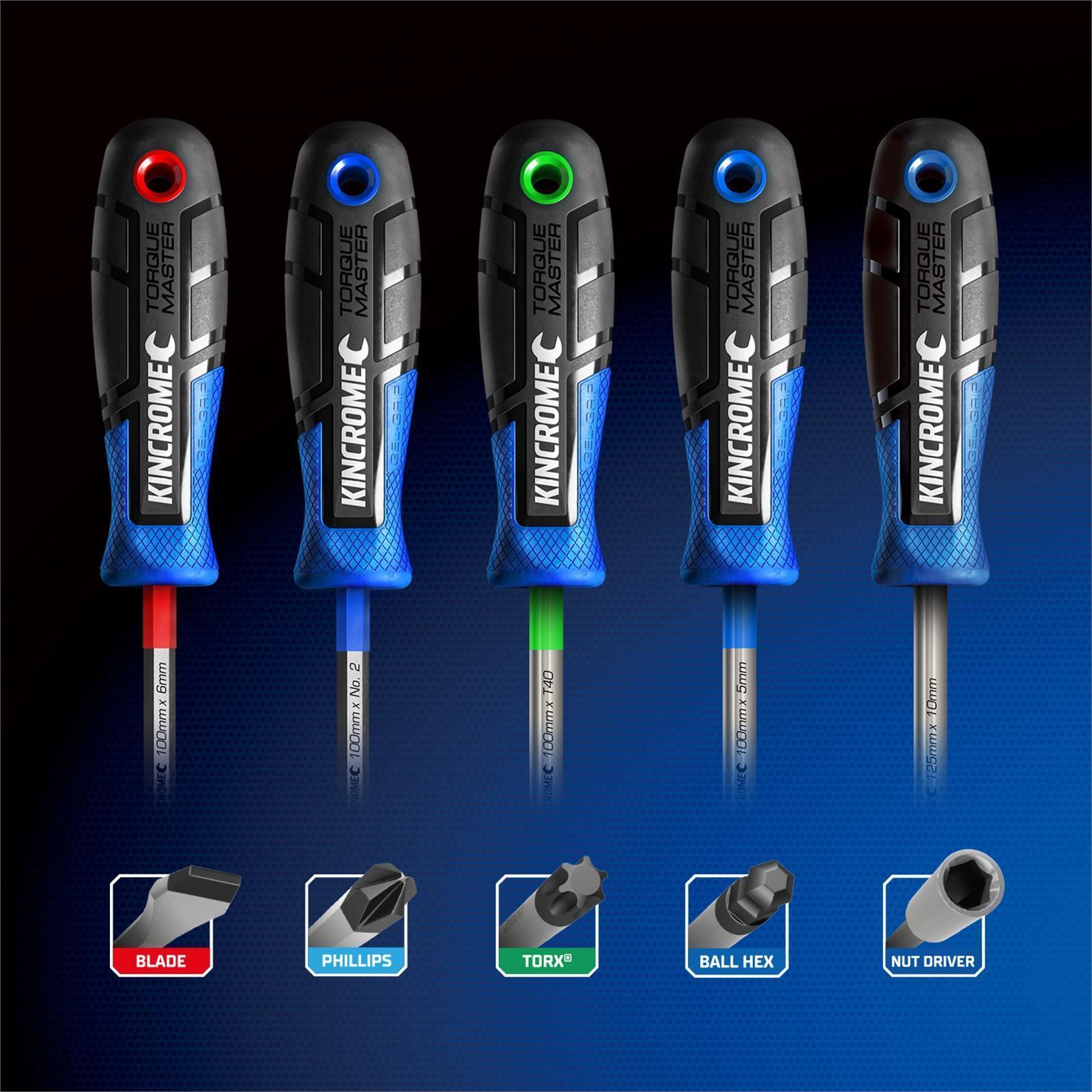 Kincrome 11 Piece TorqueMaster T.Proof Torx Bit And Driver Set ...