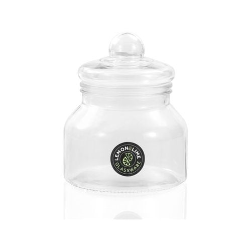 3x Lemon & Lime 1.7L Cookie Glass Jar Container - Clear - Bunnings ...