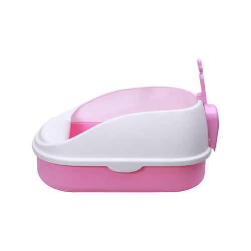 YES4PETS Large Portable Cat Toilet Litter Box Tray with Scoop and Grid ...