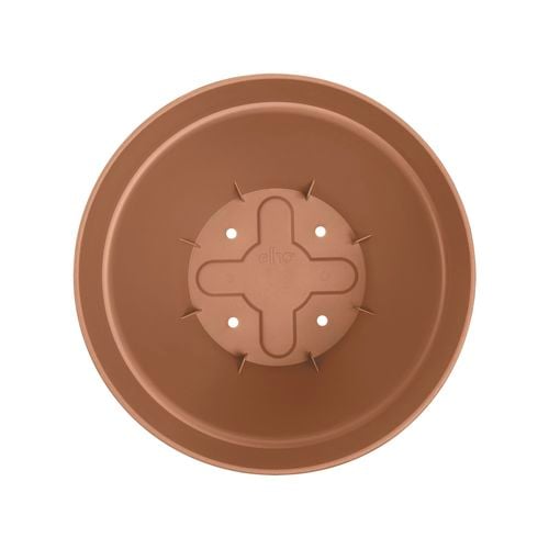 Elho 40cm Terracotta Vibia Outdoor Plant Pot - Bunnings Australia