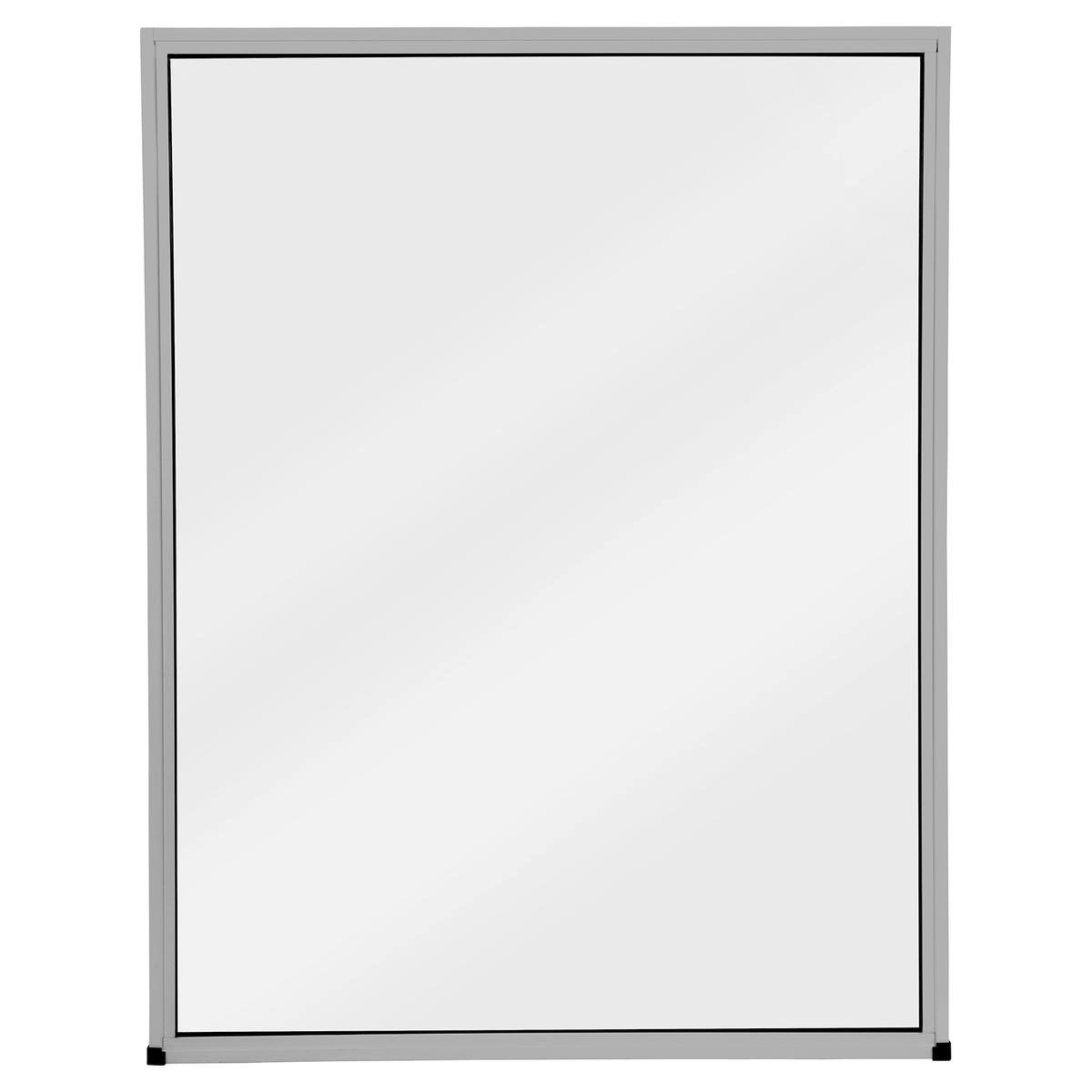 Polar View 1200 x 1545mm Silver Grey Frosted Glass Fixed Panel Double ...