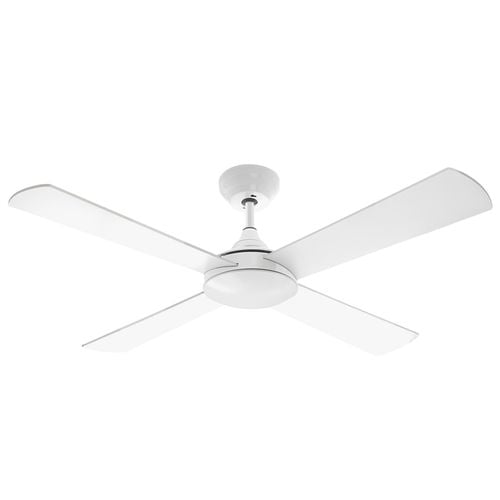 Arlec 130cm White Boston II 4 Blade Ceiling Fan - Bunnings Australia