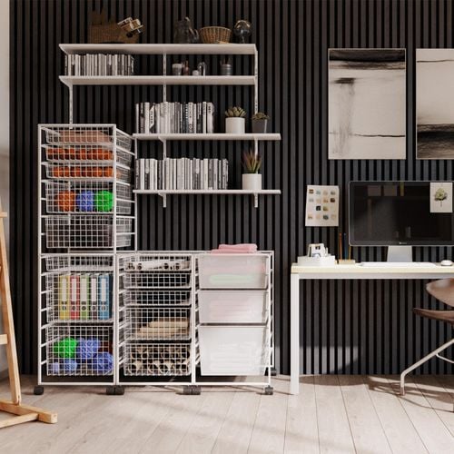 Flexi Storage Home Solutions 200mm White Single Slot Bracket - Bunnings ...
