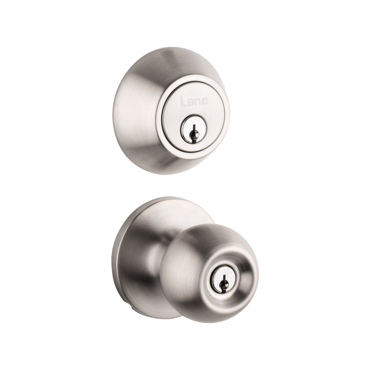 Lane Bala Satin Stainless Steel Knob Security Set - Bunnings Australia