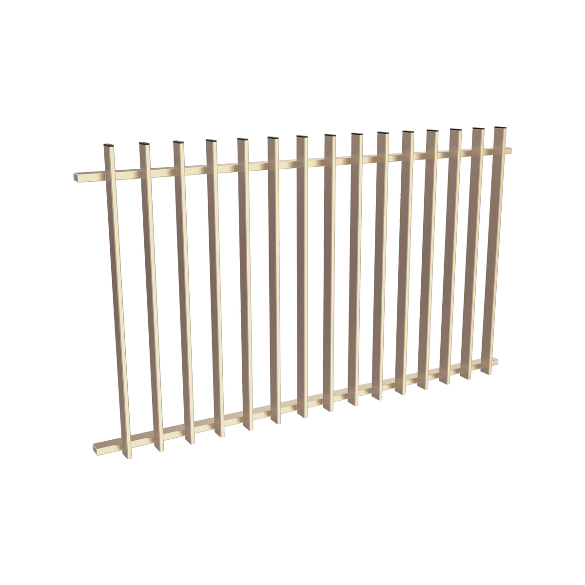 ProtectorAl 1800 W x 1050 mm H Primrose Aluminium Radiator Balustrade ...