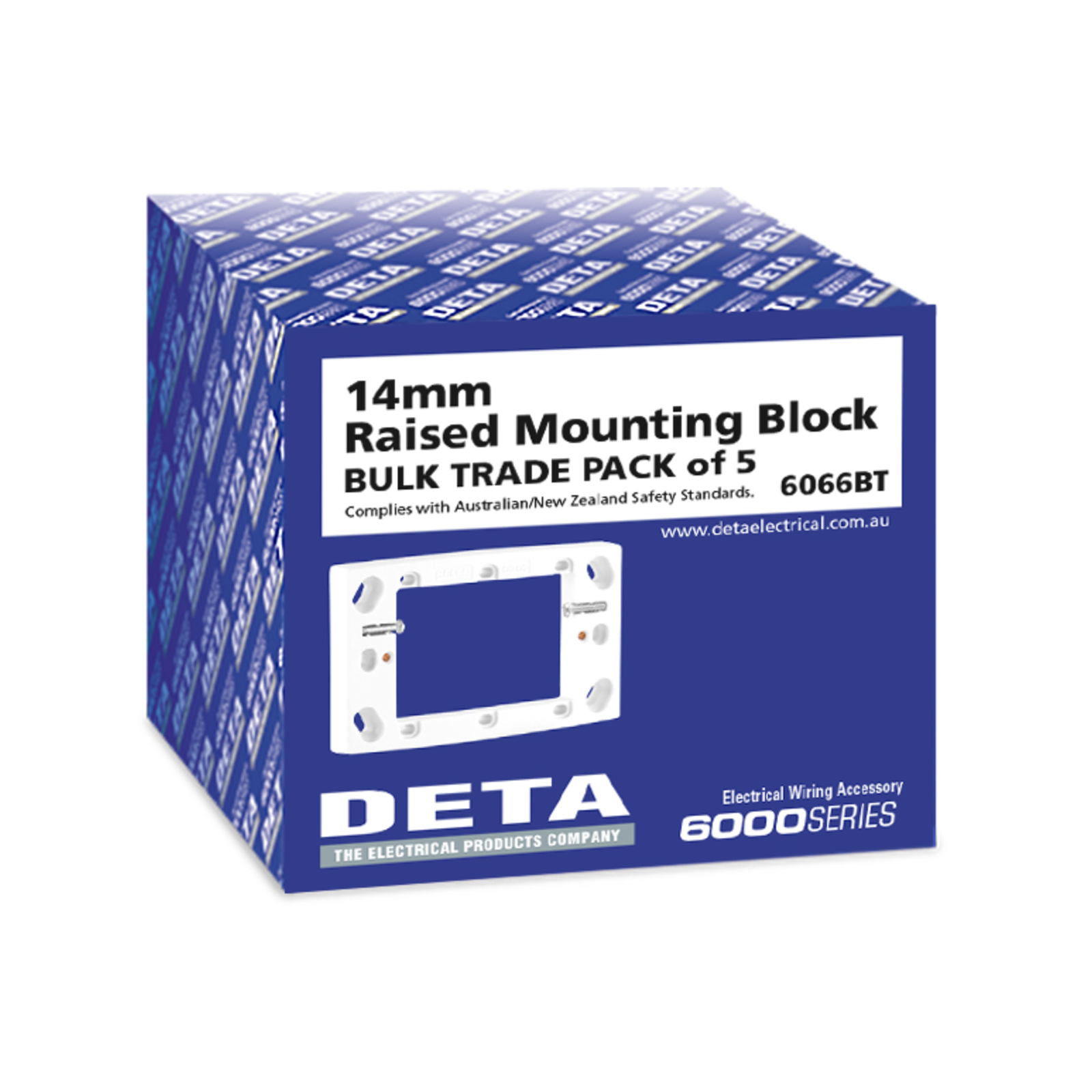 Deta Shallow Mounting Block - 5 Pack - Bunnings Australia