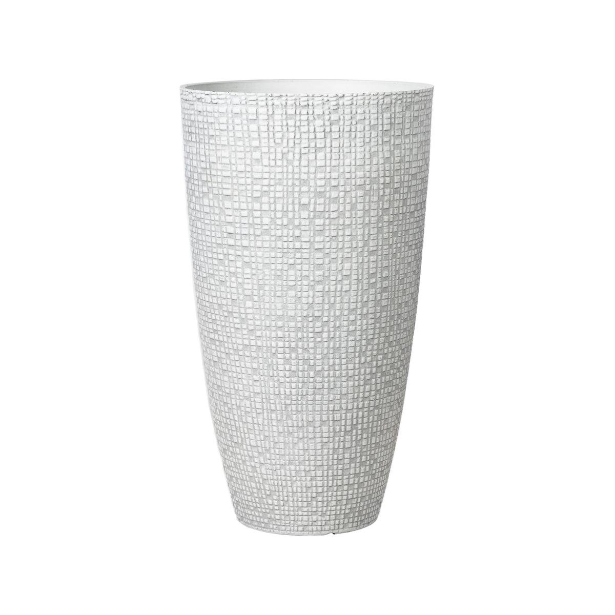 Northcote Pottery 30cm Antique White Riley Bullet Pot - Bunnings Australia