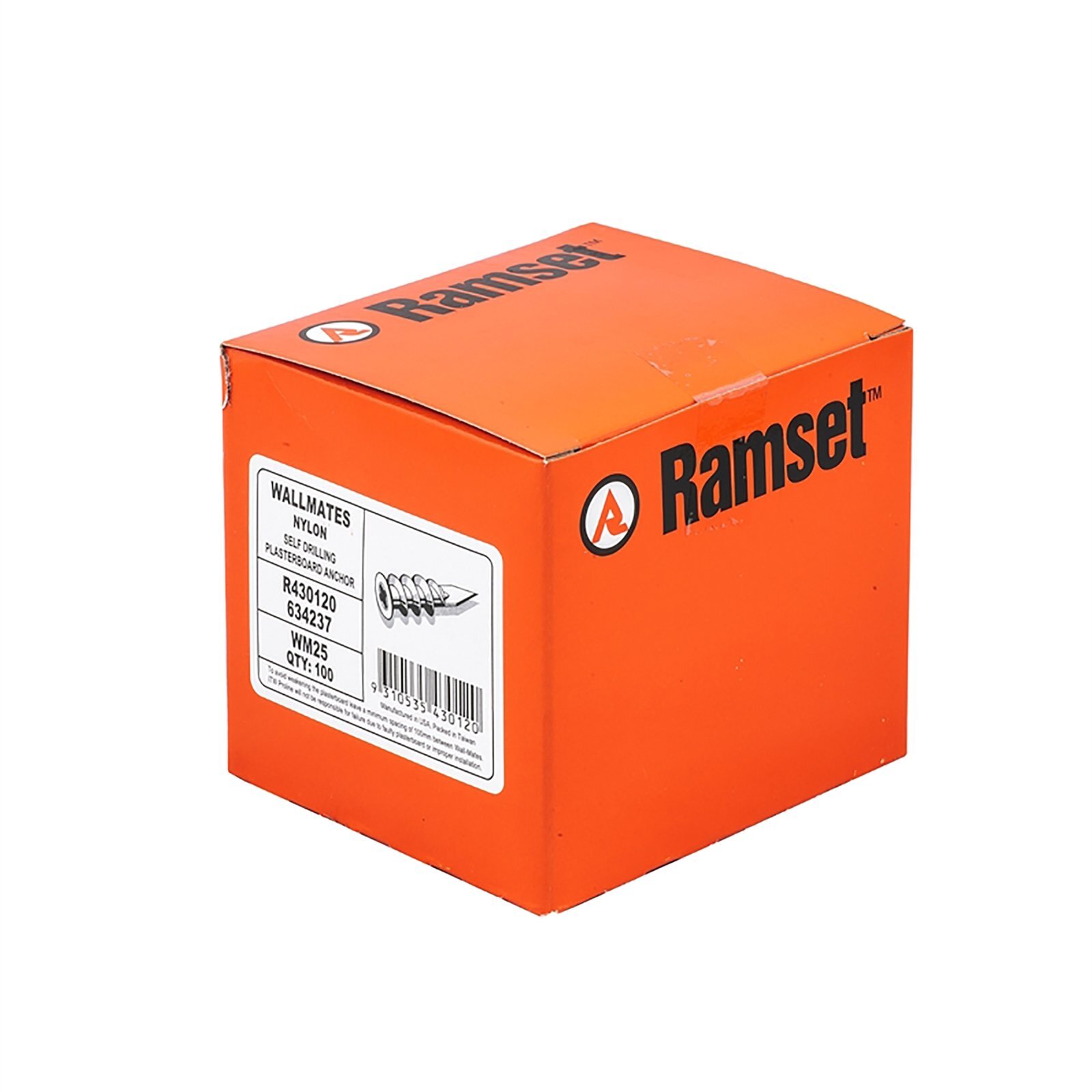 Ramset Nylon WallMate Anchor - 100 Pack - Bunnings New Zealand
