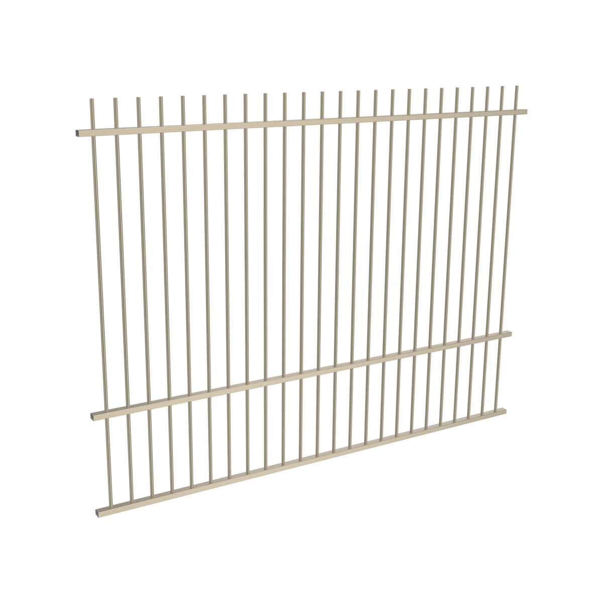 ProtectorAl 1201 - 2399 x 1800mm Paperbark Aluminium Picket Top Pool ...