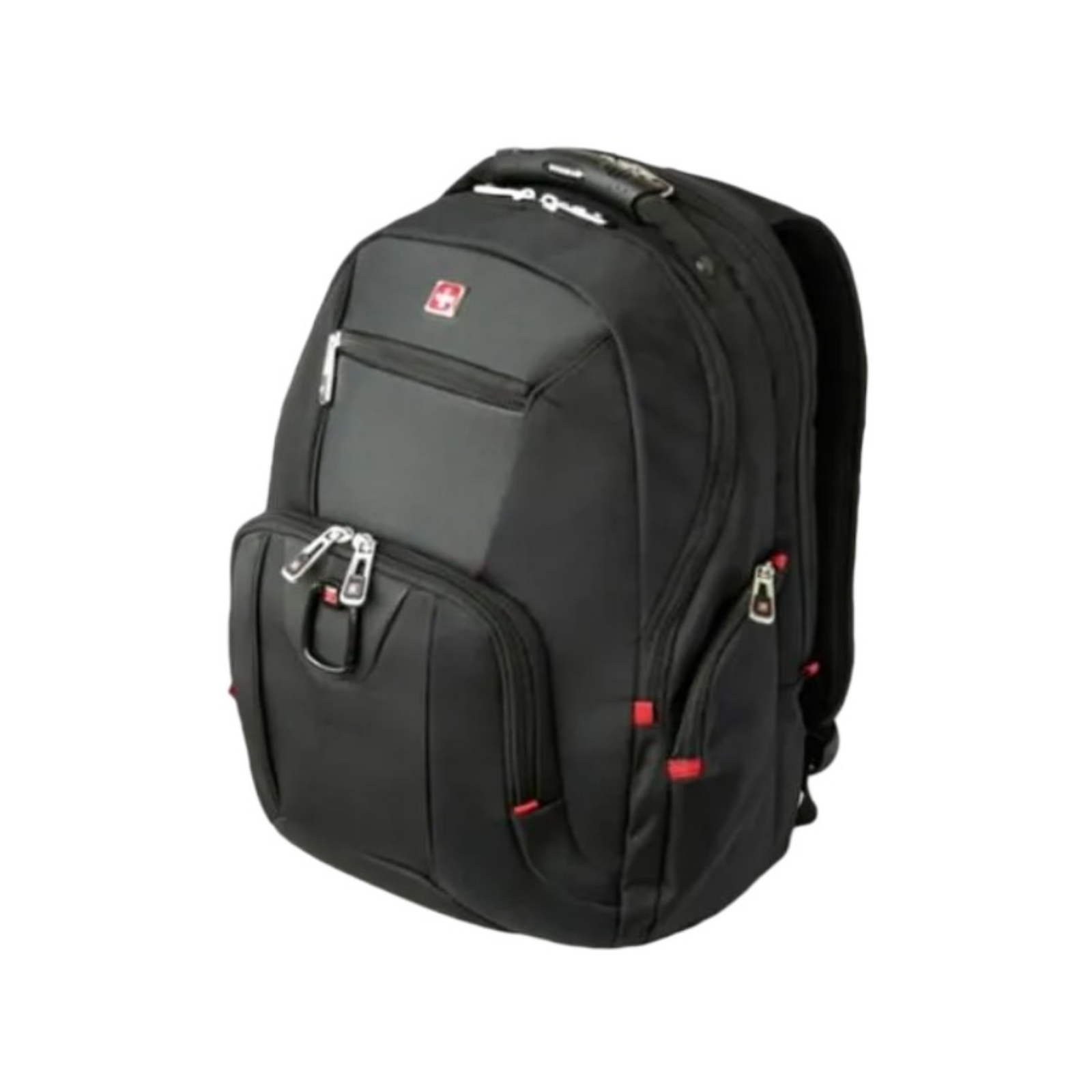 Swisswin Swiss waterproof 15.6" laptop School Travel Backpack Black ...