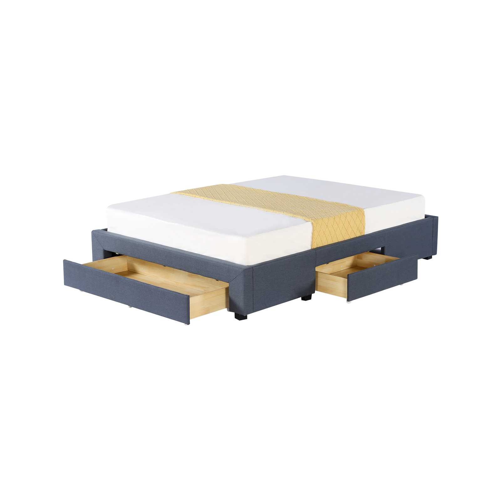Arizona Bed frame with Drawers - Queen - Bunnings Australia