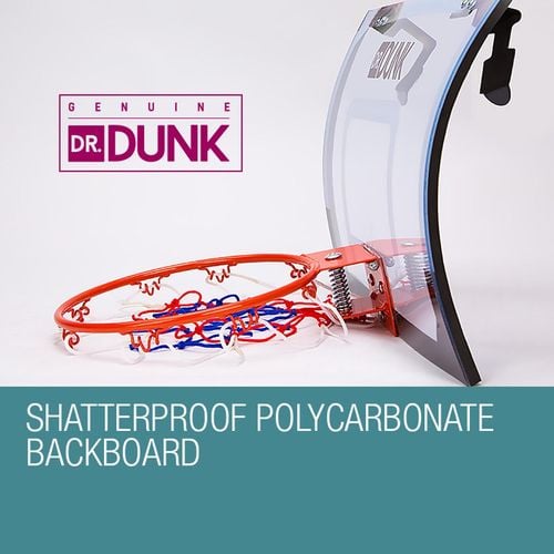 Dr.Dunk Indoor Mini Basketball Hoop Ring Backboard Door Mounted Kit ...