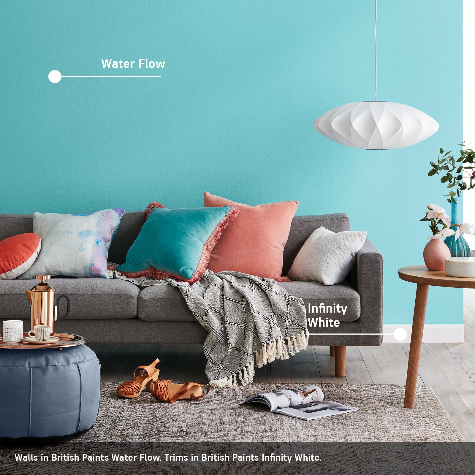 British Paints White Low Sheen Interior Paint And Prime - 4L - Bunnings ...