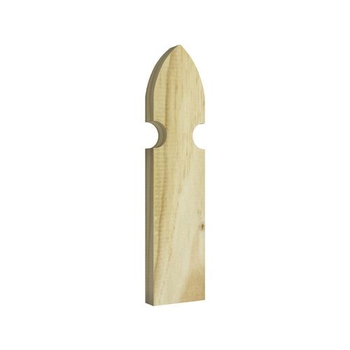 Genia Outdoor 68mm x 19mm Gothic Timber Picket - 1.2m - Bunnings New ...