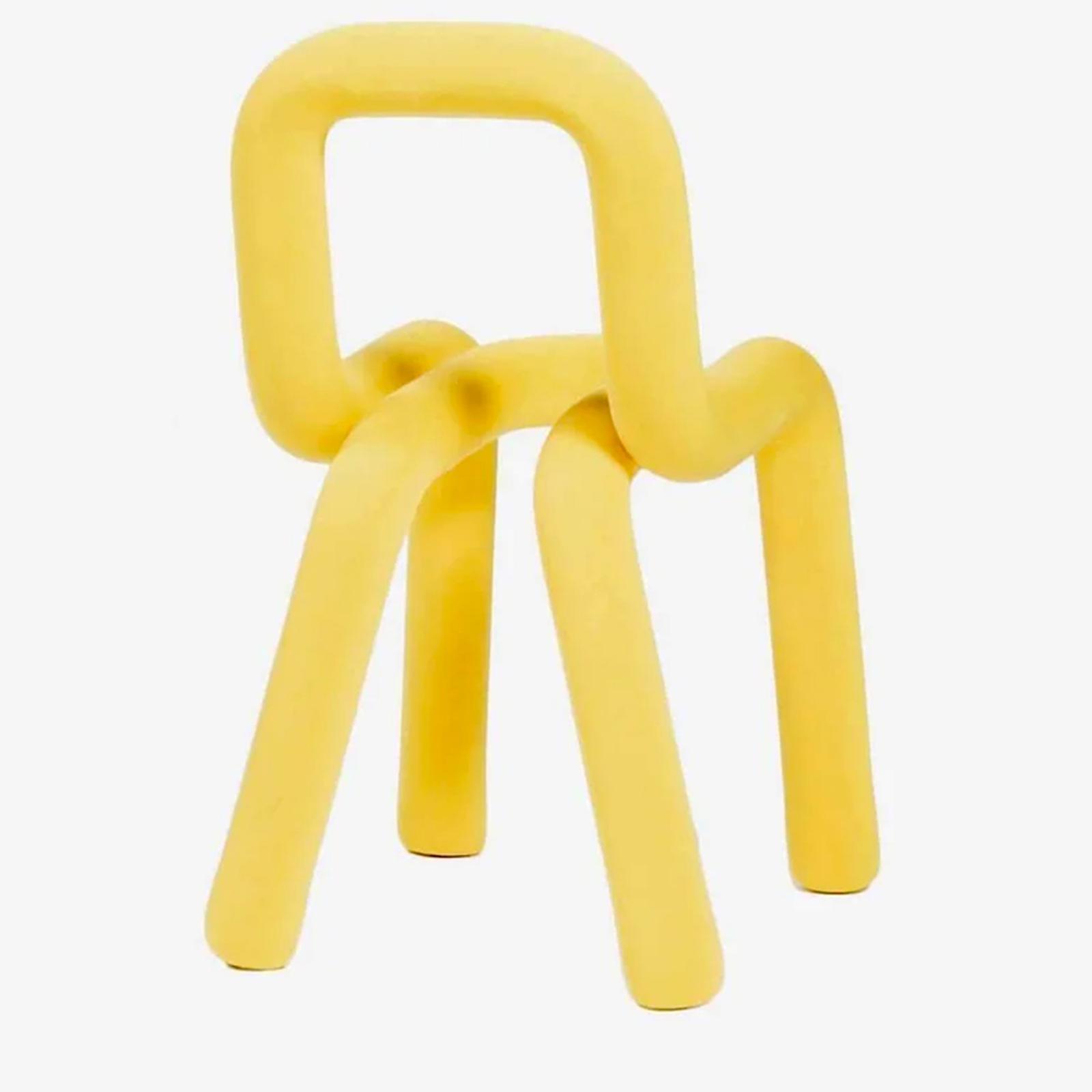 MIUZ BOLD Chair Yellow Modern Replica Designer - Bunnings Australia