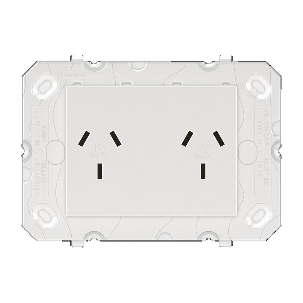 Arteor Double Powerpoint Autoswitched White - Bunnings New Zealand