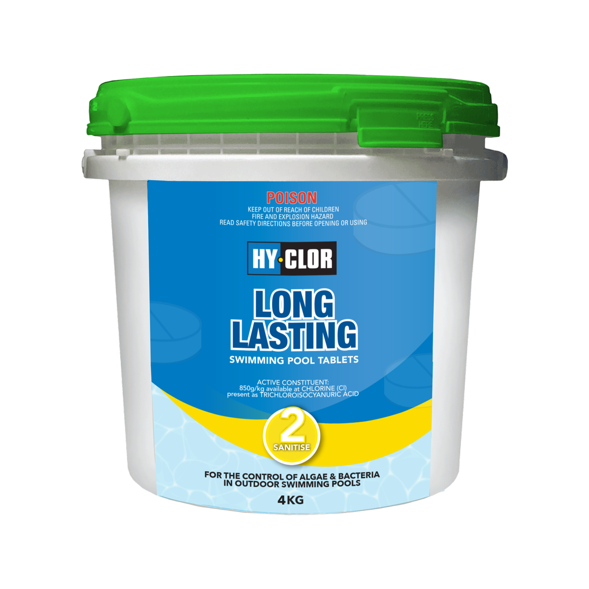 Hy-Clor 4kg Long Lasting Pool Chlorine Tablets - Bunnings Australia