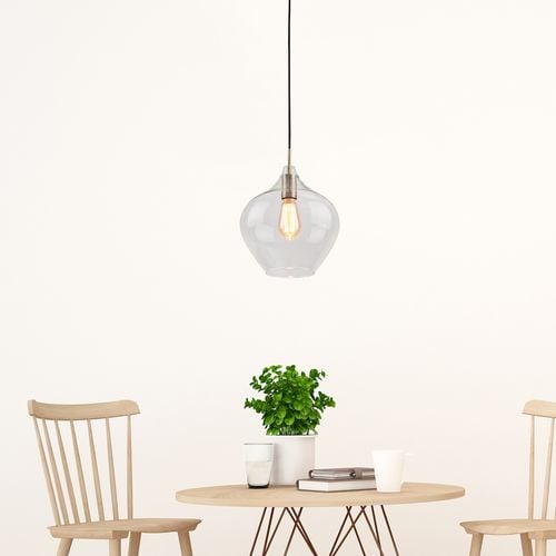 Verve Design Clear Glass Cosmo Pendant Light Large - Bunnings Australia