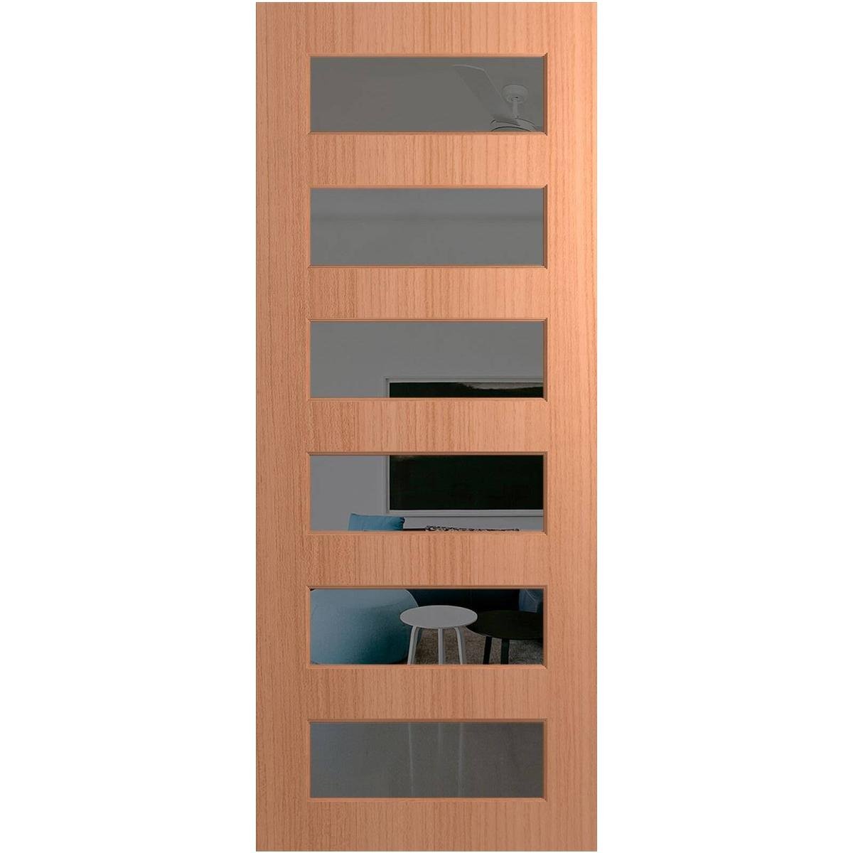 Hume 2040 x 820 x 40mm Entrance Door Nexus SPM NEX36 - Grey Tint ...