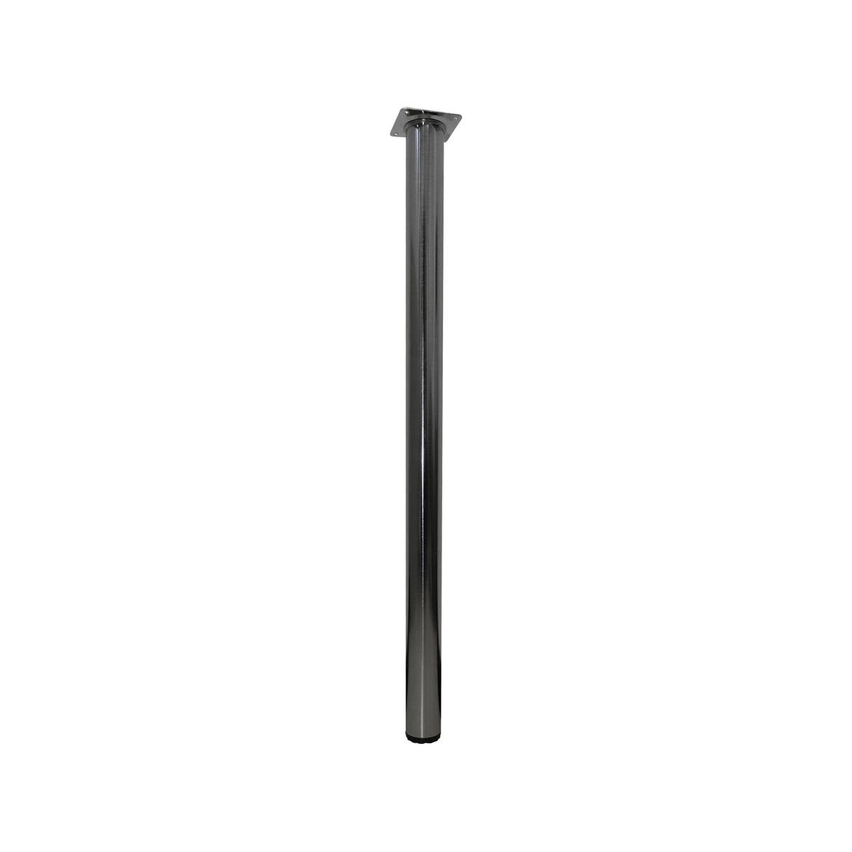 Adoored 40 x 710mm Brushed Nickel Adjustable Metal Furniture Leg ...