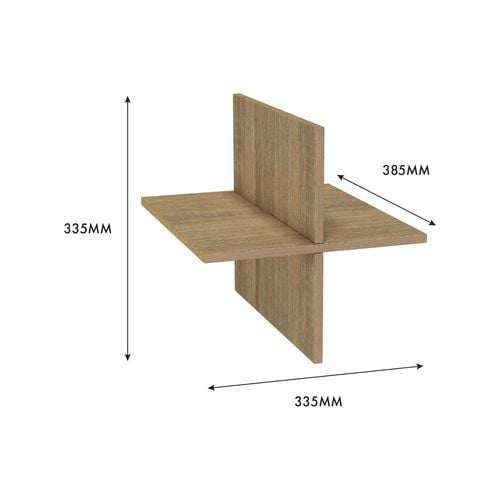 Flexi Storage Clever Cube 335 x 335 x 385mm Oak Divider Insert ...