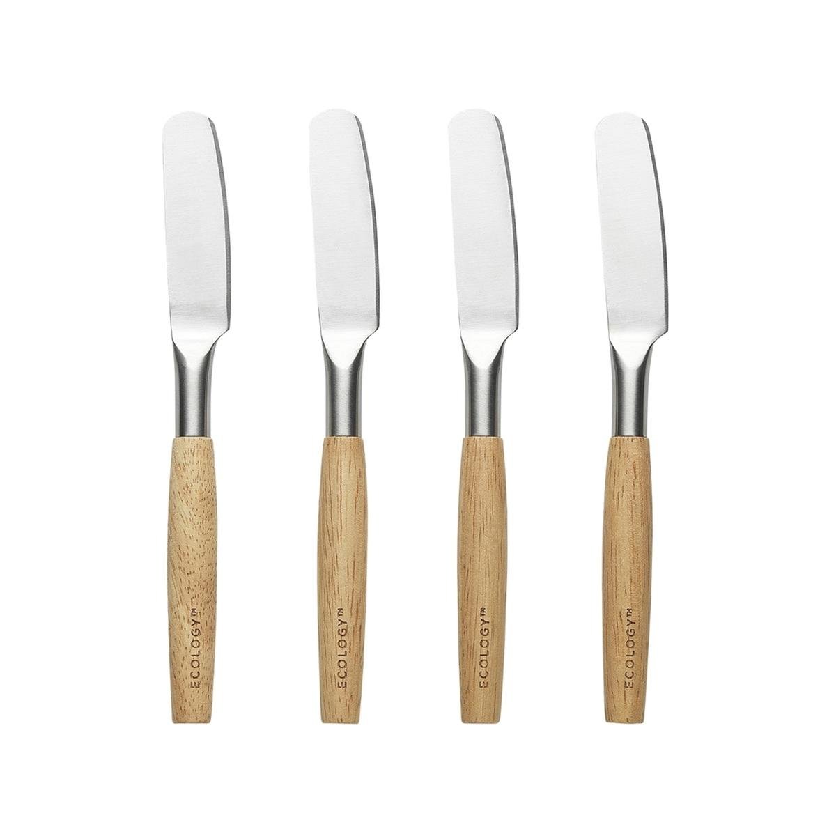 4pc Ecology 16.5cm Alto Pate Knives Set Cutlery Cheese Knife Spreader ...