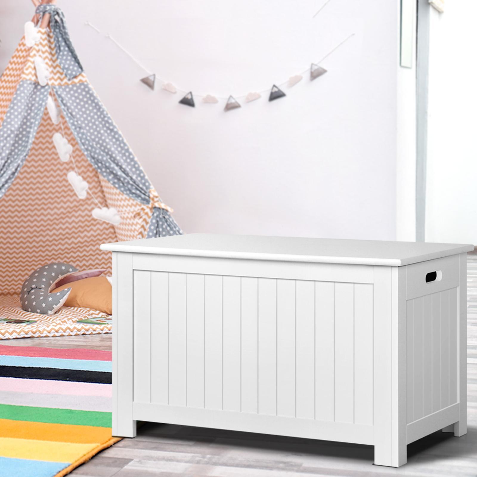 Kids Toy Box Wooden Chest Storage Children's Room - Bunnings Australia