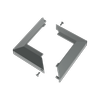 ProtectorAl 100 x 100mm Monument Aluminium 2 Part Flanged Post Domical ...