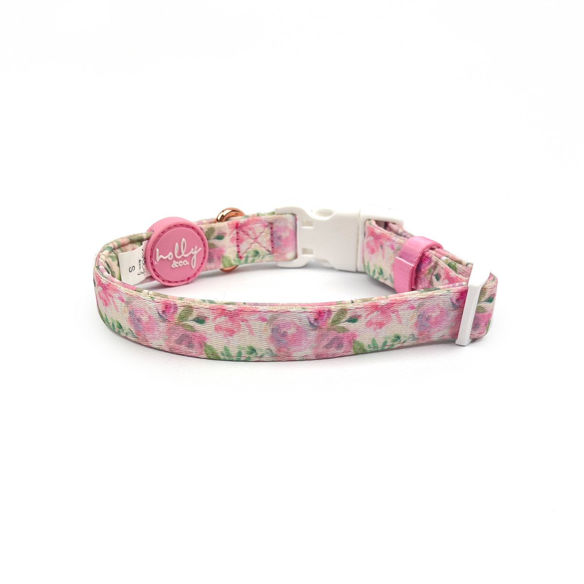 Holly & Co My Little Peony Large Pink Stylish Dog Collar - Bunnings ...