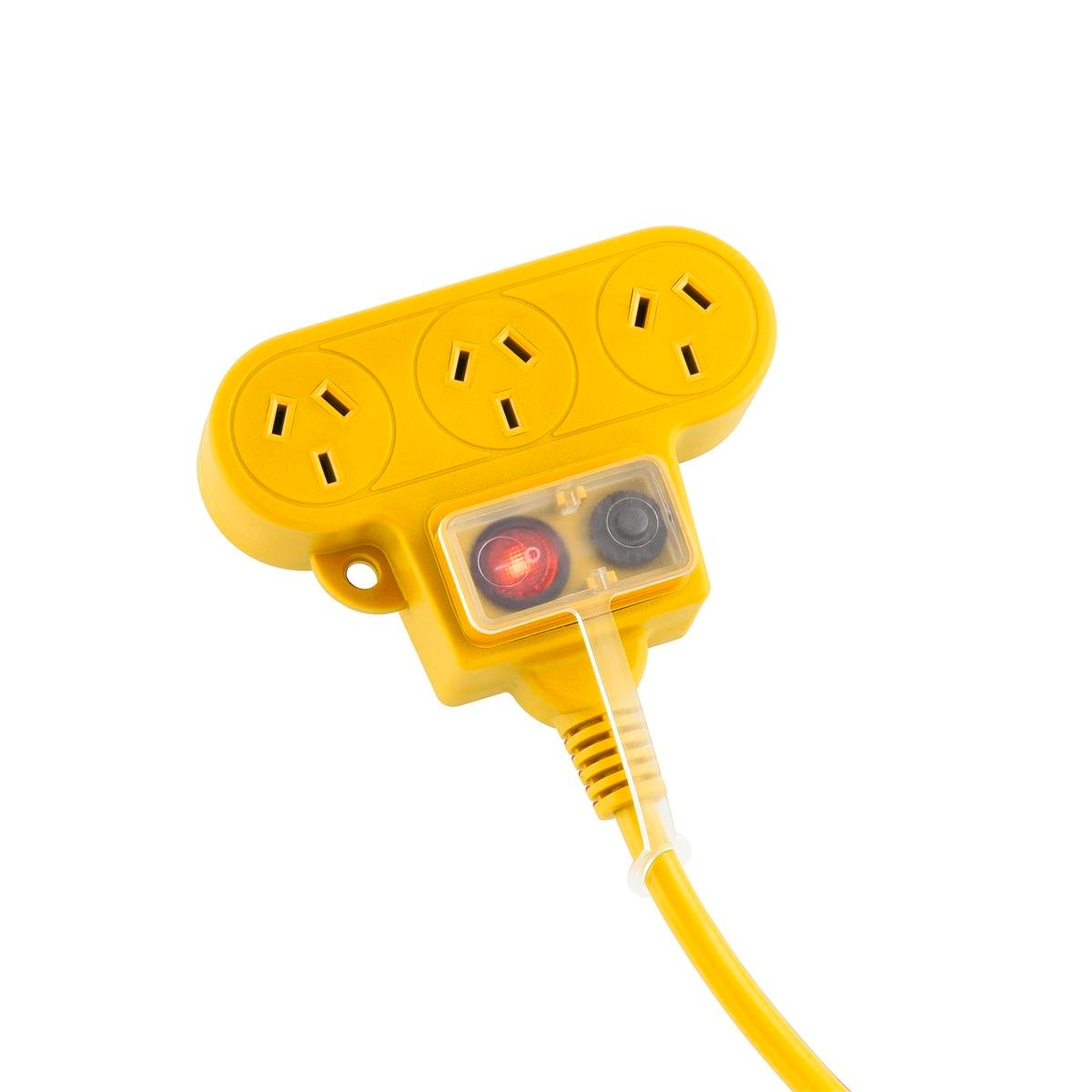 Arlec 15m Heavy Duty Triple Socket Extension Lead - Bunnings Australia