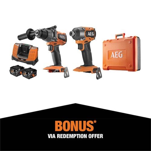 AEG 18V 2 Piece FUSION Heavy Duty 5.0Ah FORCE Kit - Bunnings New Zealand