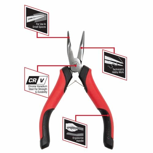 Trojan Mini Bent Nose Plier - Bunnings Australia