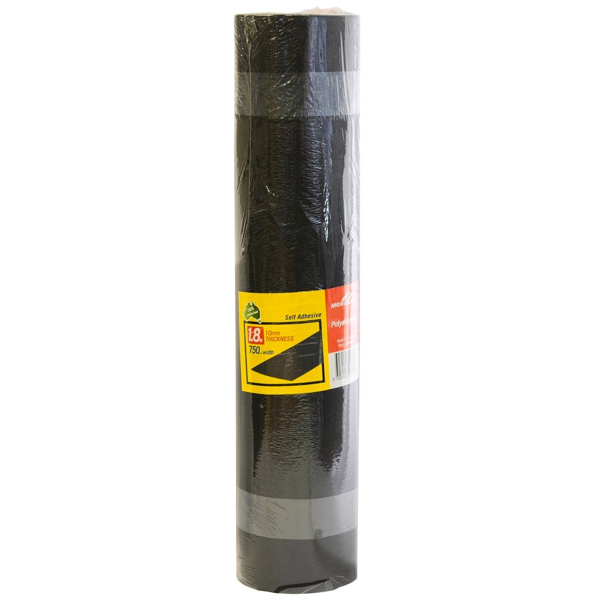 Moroday 750 x 10mm x 1.8m Adhesive Foam Roll - Bunnings Australia