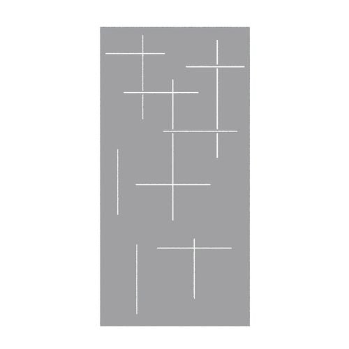 Protector Aluminium 600 x 900 x 3mm Solid Aluminium Profile Crossed ...